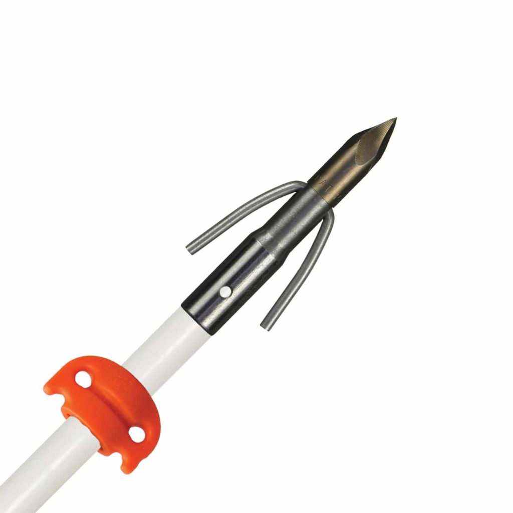 AMS Bowfishing Fiberglass Arrow w/ Chaos FX Point #A203-WHT - Dunns ...