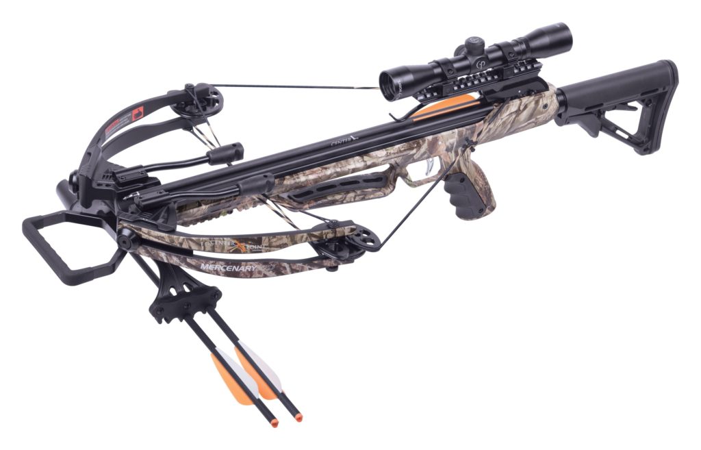 CenterPoint Mercenary 370 175lb Draw Weight 370FPS Crossbow Package ...