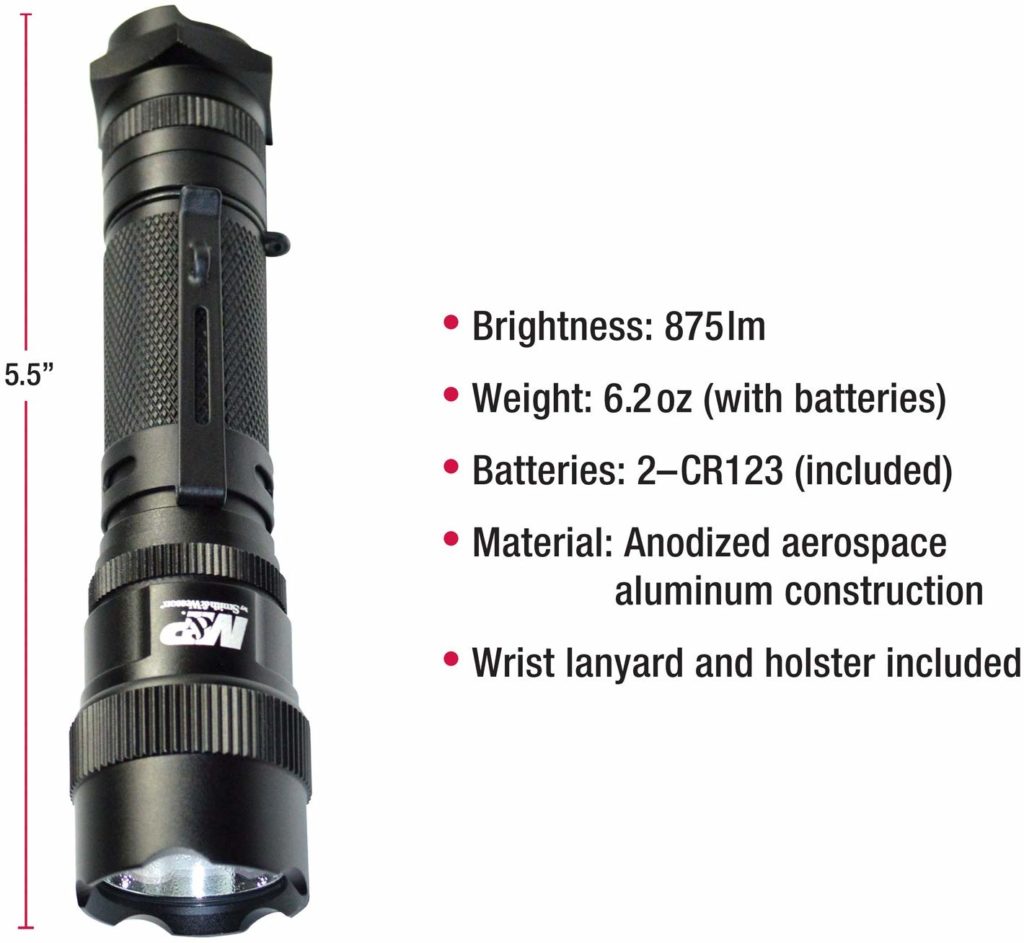 Smith & Wesson M&P 12 Tactical Flashlight 875 Lumens #SW1012CMP - Dunns ...
