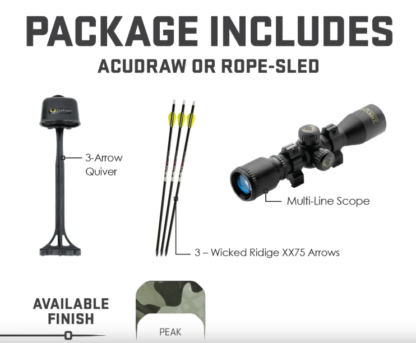 TenPoint Wicked Ridge M-370 370FPS Crossbow Package - Dunns Sporting Goods