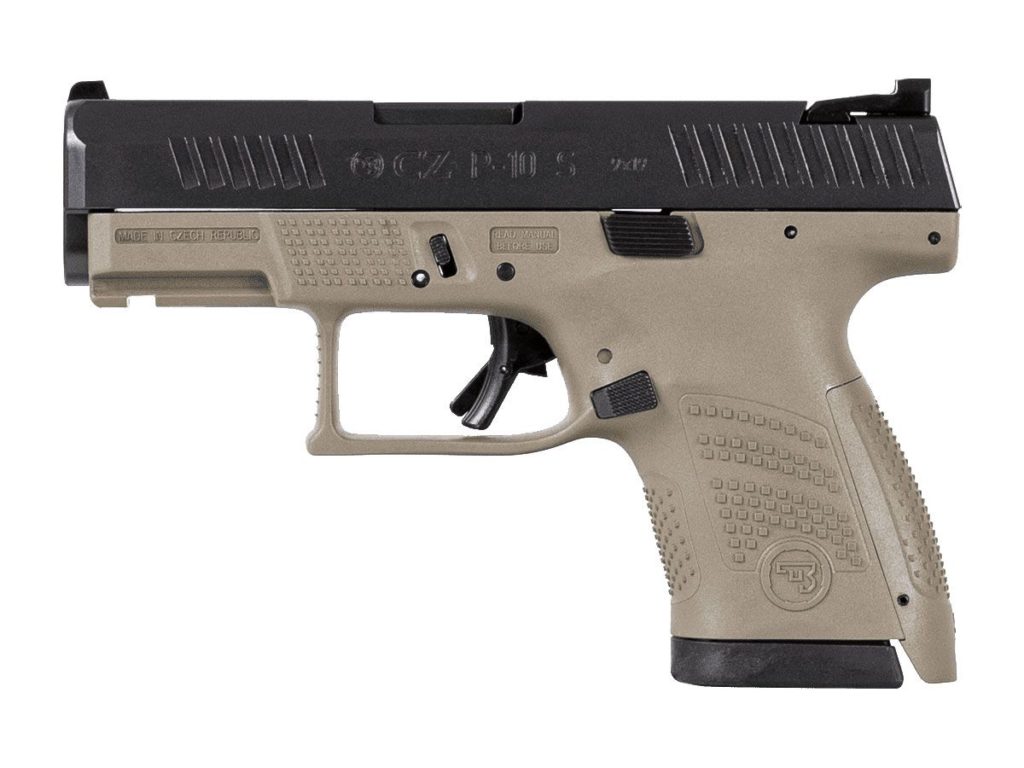 CZ P10-S 9mm Subcompact Flat Dark Earth Semi-Automatic Pistol #91561 ...