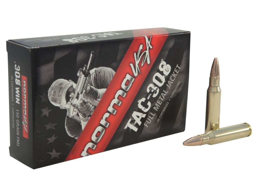Norma Ammunition Tactical .308 Win. 150gr. FMJ 20rd Box #20177262 ...
