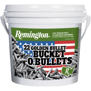 Remington 22 Golden Bullet .22LR 36gr. HP 1400rd Bucket O' Bullets ...