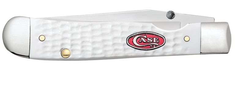 Case Kickstart White Synthetic Sparxx Trapperlock Folding Pocket Knife ...