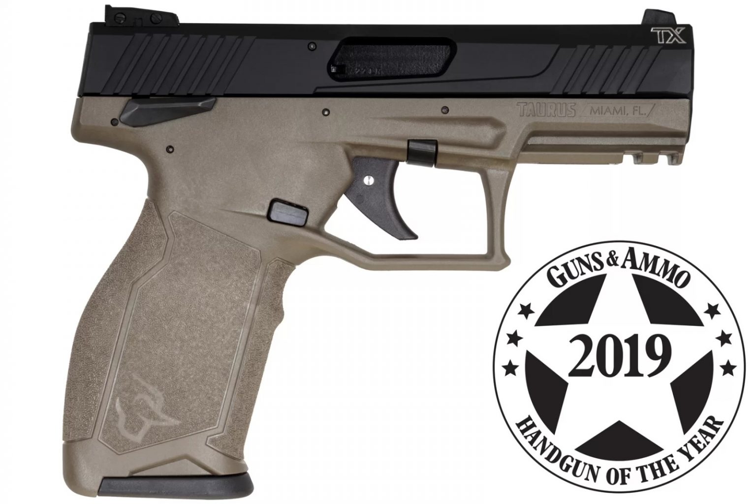 Taurus TX22 .22LR 4.10" Threaded Barrel OD Green Polymer Frame Semi ...